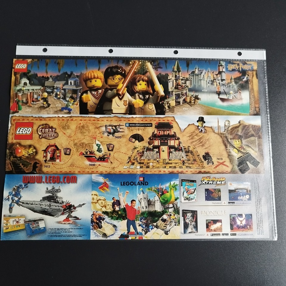 Lego advertising pampflet poster. 4221437. Size A4. World City. | eBay