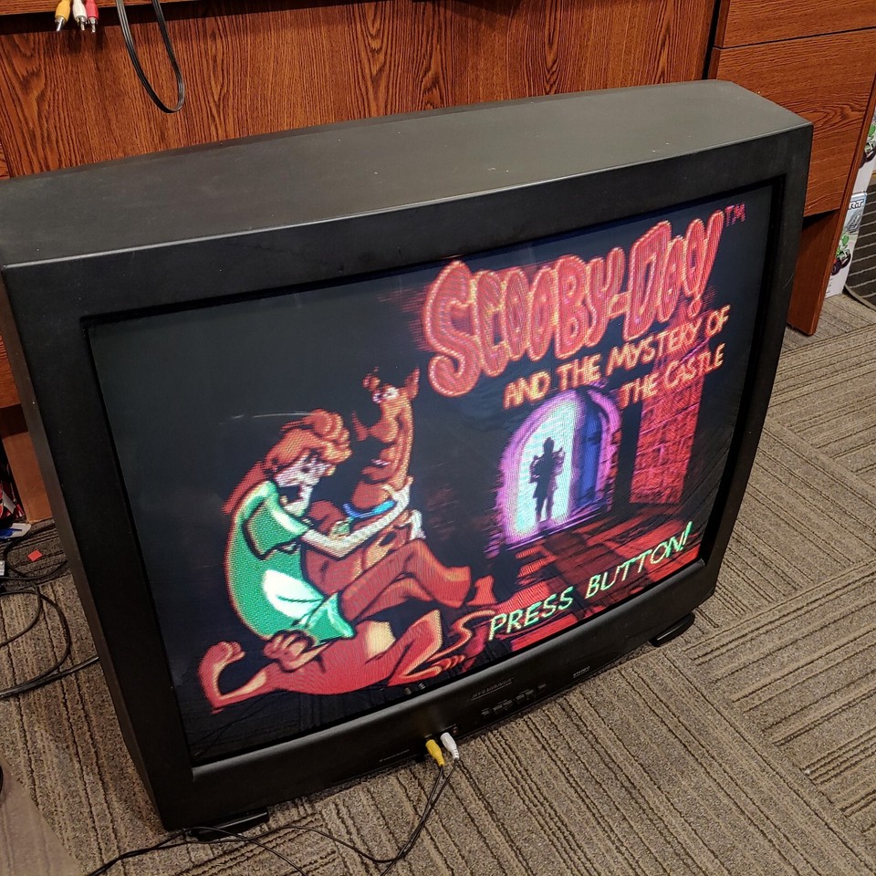 Sylvania 32 Inch CRT TV Retro Gaming A/V Coaxial S-Video Working No ...