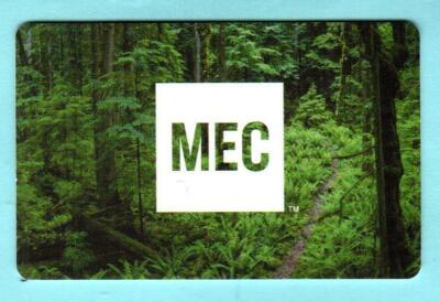 MEC ( Canada ) Forest 2014 Gift Card ( $0 ) | eBay
