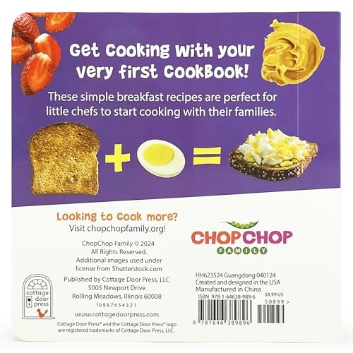 ChopChop I Made This Breakfast! First Cookbook for Toddlers; Healthy ...