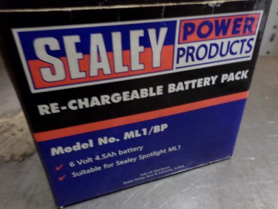 Sealey ML1/BP 6 Volt / 4.5 Ah Battery Pack in box for a Hand Lamp | eBay UK
