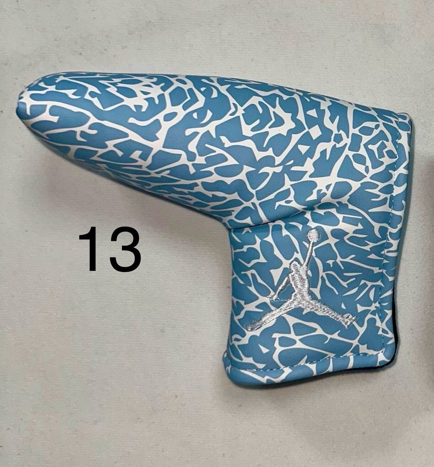 Air Jordan Blade Putter Cover Elephant print Magnetic Upcycled Hand ...