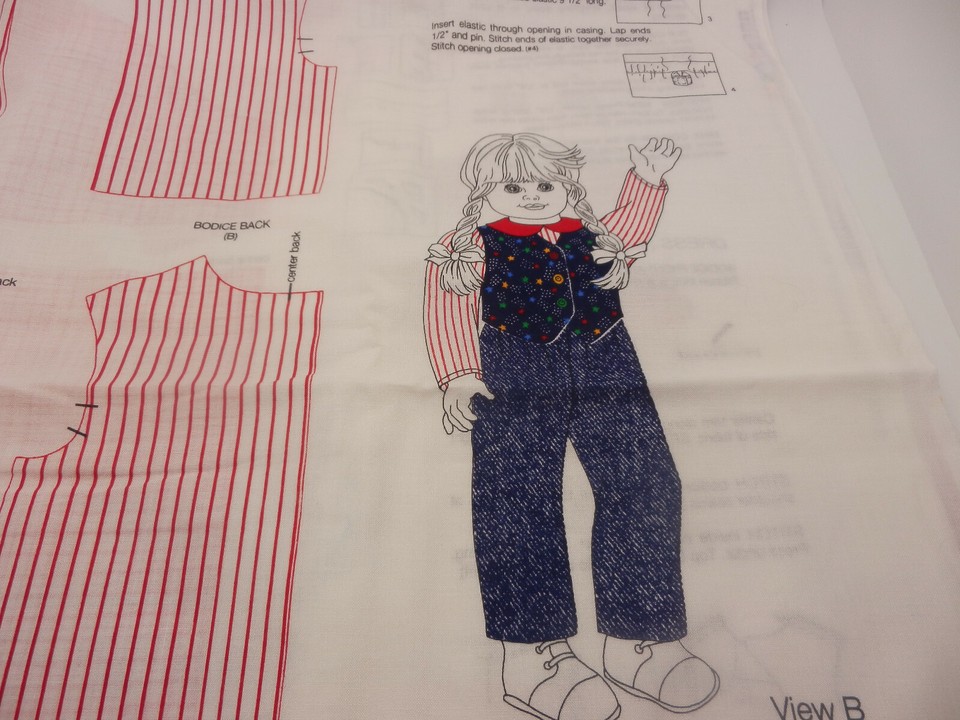 NEW UNCUT PANEL 1996 SIMPLICITY 2 COMPLETE OUTFITS 18" DOLL Amer. Girl ...