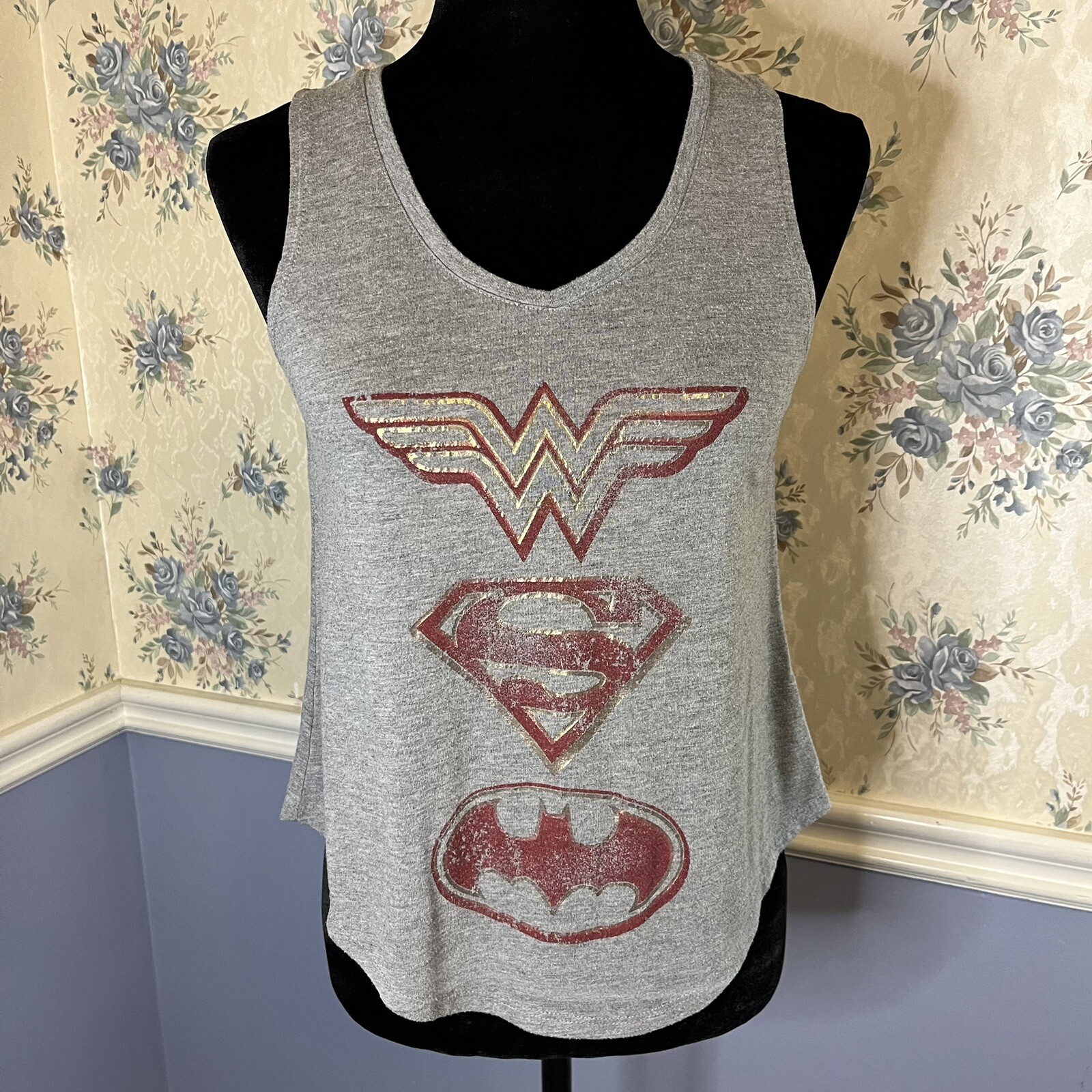 DC comics grey Wonder Woman, Batman, Superman superhe… - Gem