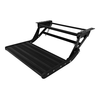 XL BLACK SINGLE PULL OUT SPRING LOADED CARAVAN STEP - RV PARTS ...