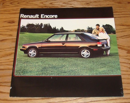 Original 1985 Renault Encore Sales Brochure 85 | eBay