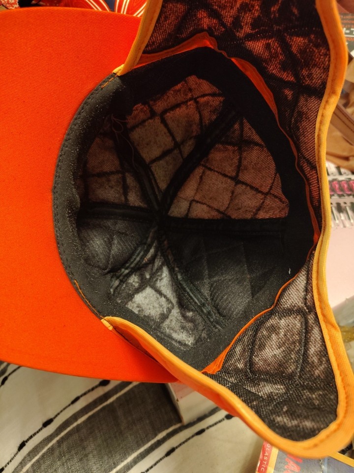 Vtg Hunter Orange Red Wings Irish Setter Quilted Thinsulate Hat With ...