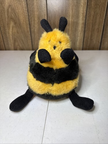 Unipak Plumpee BUMBLE BEE Plush 9" Pot Belly Round Chubby Chunky Toy ...