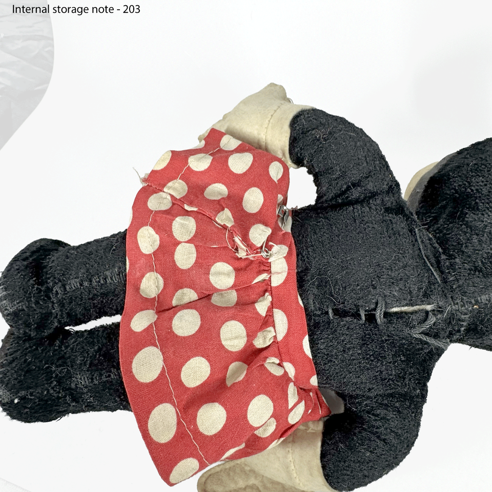 1940s Gund Plush Cloth Doll Disney Minnie Mouse Vintage Tagged Original ...