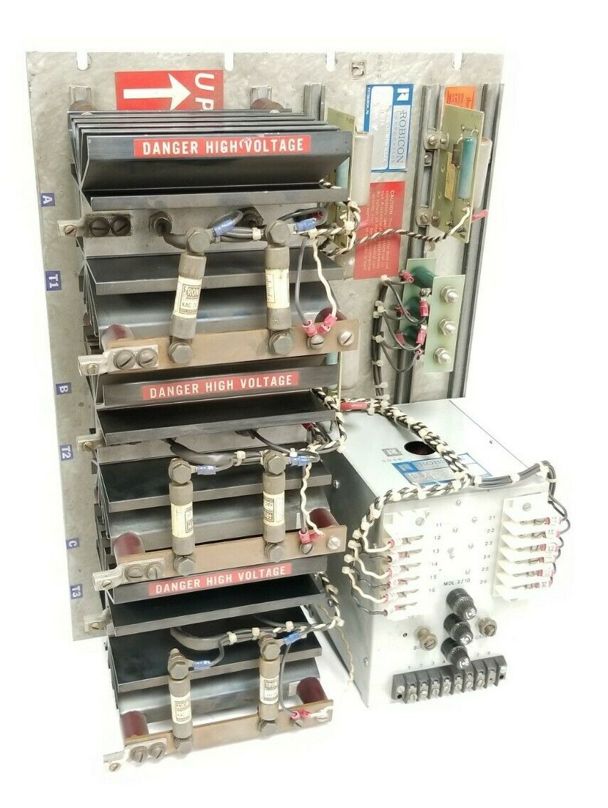 ROBICON CORP. 401-324 SCR POWER CONTROLLER 480V 25A W/ 304-046-3 SCR ...