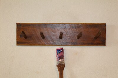 Real Mortise Tenon Old Barn Board Coat Hat Wall Wood Wooden Rack ...