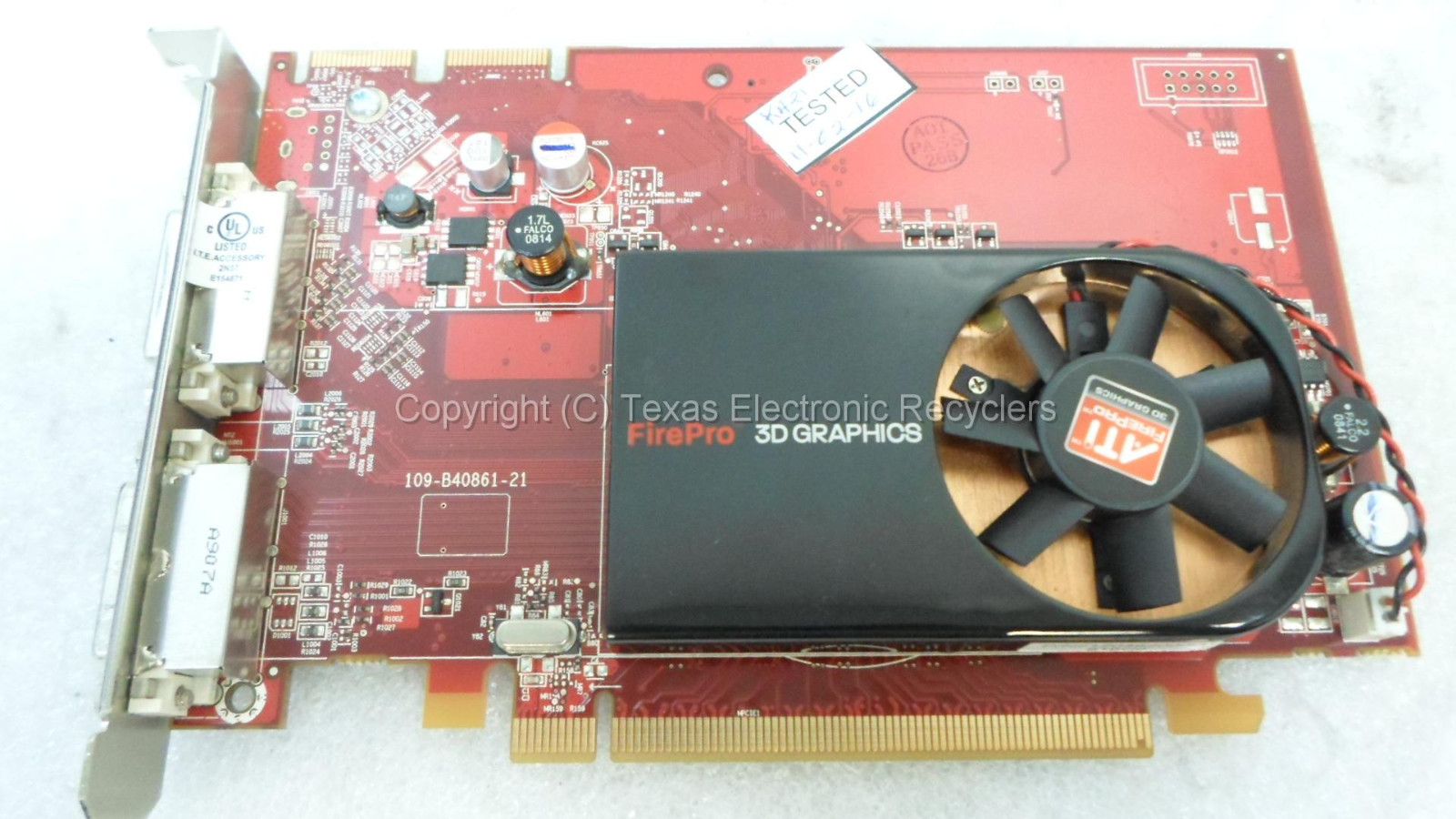 HP ATI Radeon 508279-001 519291-001 109-B40861-21 FirePro V3700 256MB ...