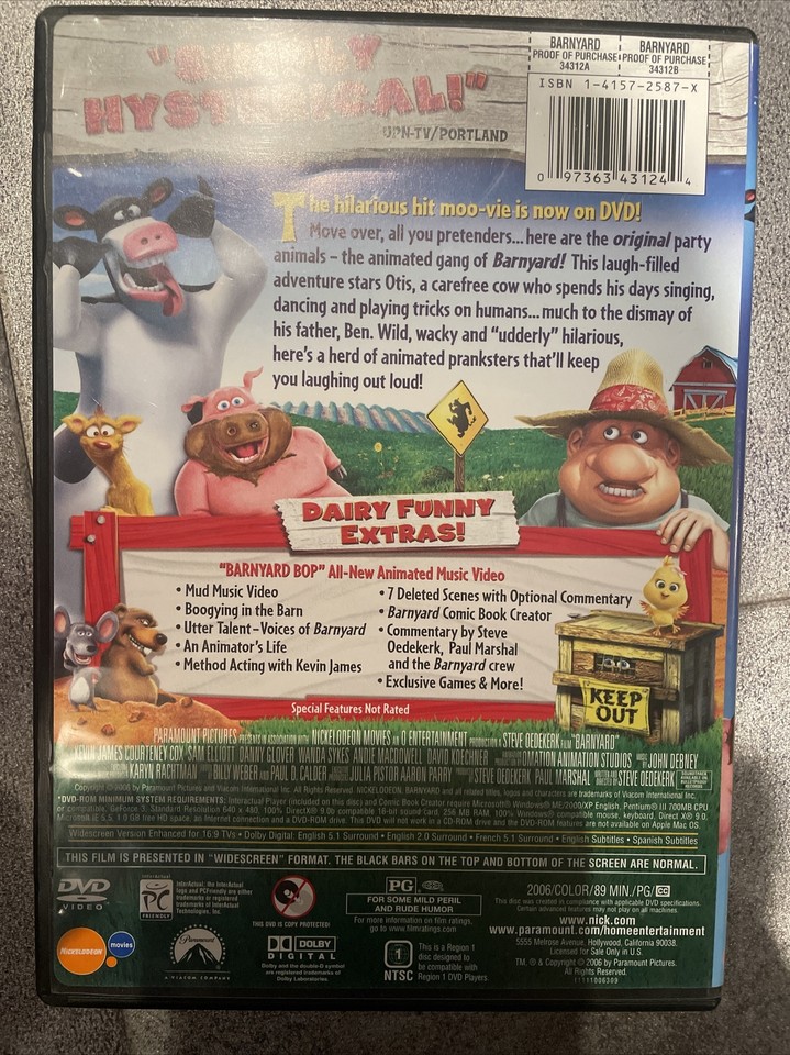 Barnyard (DVD, 2006, Widescreen) | eBay