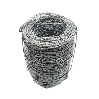 Xadnitu Barbed Wire, 328FT 100M 4 Point Barbed Wire Roll, 16 Gauge ...