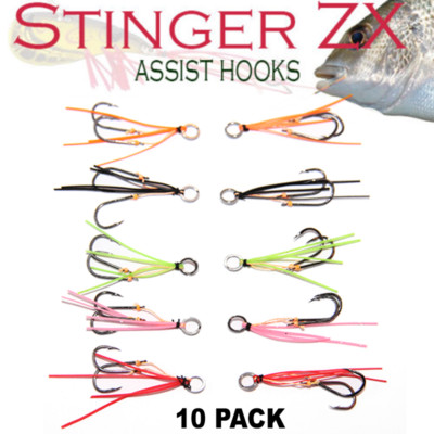 10x Stinger Retrofit Replacement Hooks for Ecogear VX ZX Blade Vibe ...