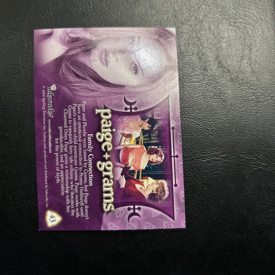 B98c Charmed Connections 2004 #43 Grams Paige Rose Mcgowan | eBay