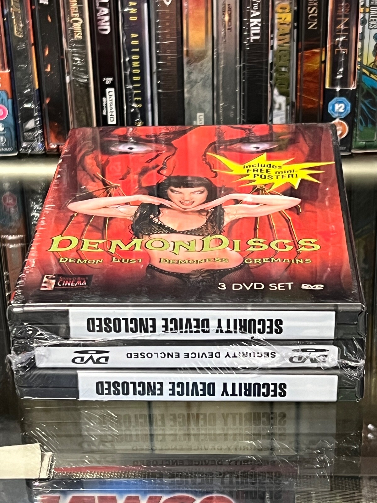 Demon Discs (DVD) Demon Lust, Demoness, Cremains 3-DISC SET! BRAND NEW ...