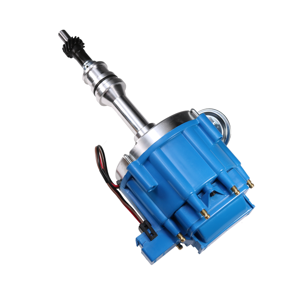 Small Block Ford 351W Windsor HEI Distributor Blue Cap w/65k Coil One ...