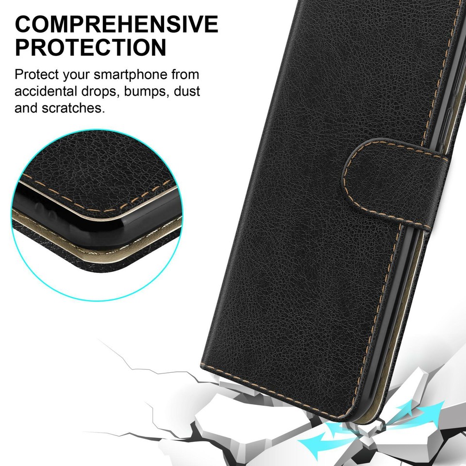 For Nokia 215 4G Case, Slim Leather Wallet Magnetic Flip Stand Phone ...