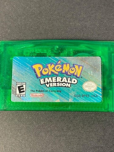 Pokemon Emerald Version (Nintendo GameBoy Advance, GBA) -- Authentic ...