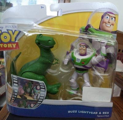 TOY STORY BUZZ LIGHTYEAR & REX FIGURES 2-PACK BBP12 *NEW* | eBay