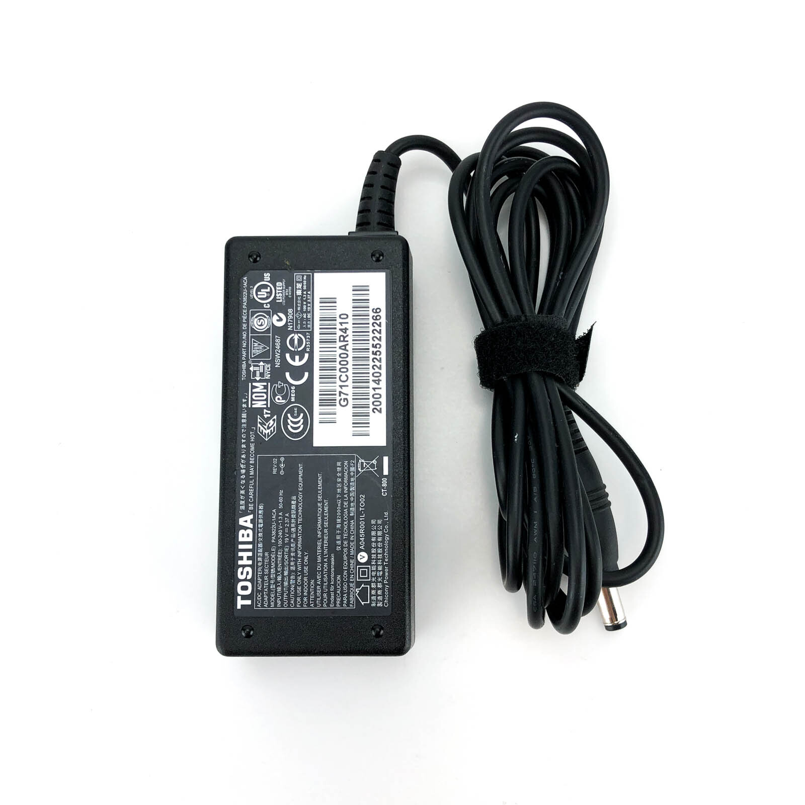 Original Toshiba AC Power Adapter for Toshiba Dynabook Tecra A40 A50 ...