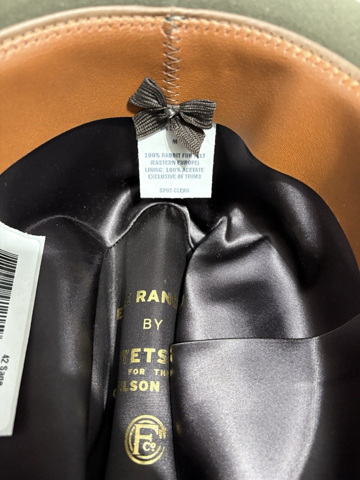 Filson x Stetson Cowboy Hat Rabbit Felt Eagle Outdoors Packer Hat ...