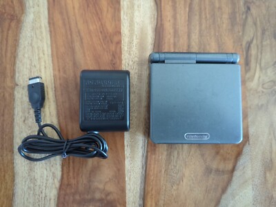 Nintendo Game Boy Advance SP - Graphite (AGS-101) - Backlit - Tested ...