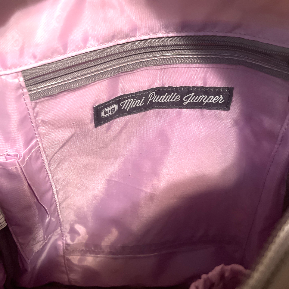 LUG Mini Puddle Jumper Bag Watercolor Pearl Campy Overnight Quilted ...