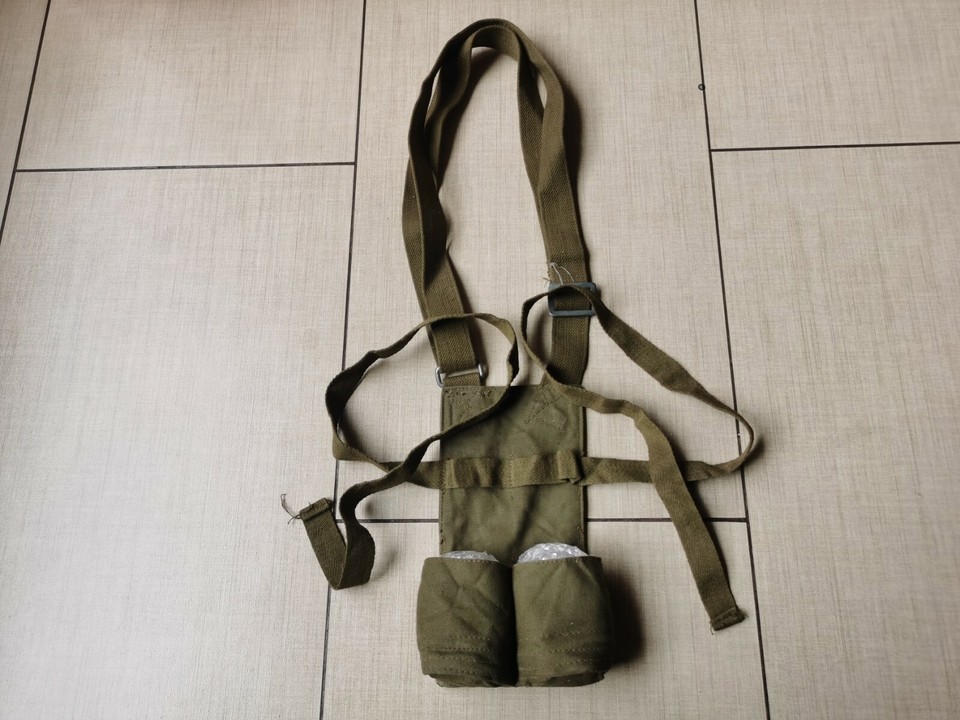 Chinese 1970 Vietnam War Army Type 67 Grenade Pouch Pack Strap Canvas ...