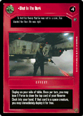 Shot In The Dark x4 Star Wars CCG Dagobah NM swccg | eBay