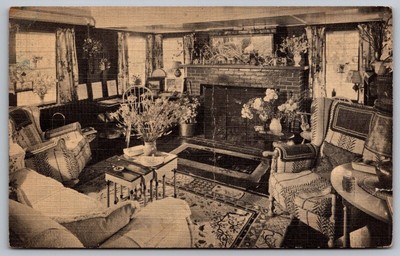 Eagle Hill Farm Bournedale Massachusetts Historic Interior Black White ...