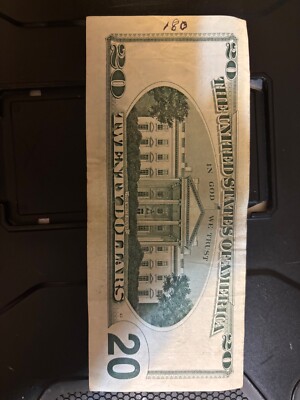 $20 Dollar Bill Misprint - series 2001 | eBay