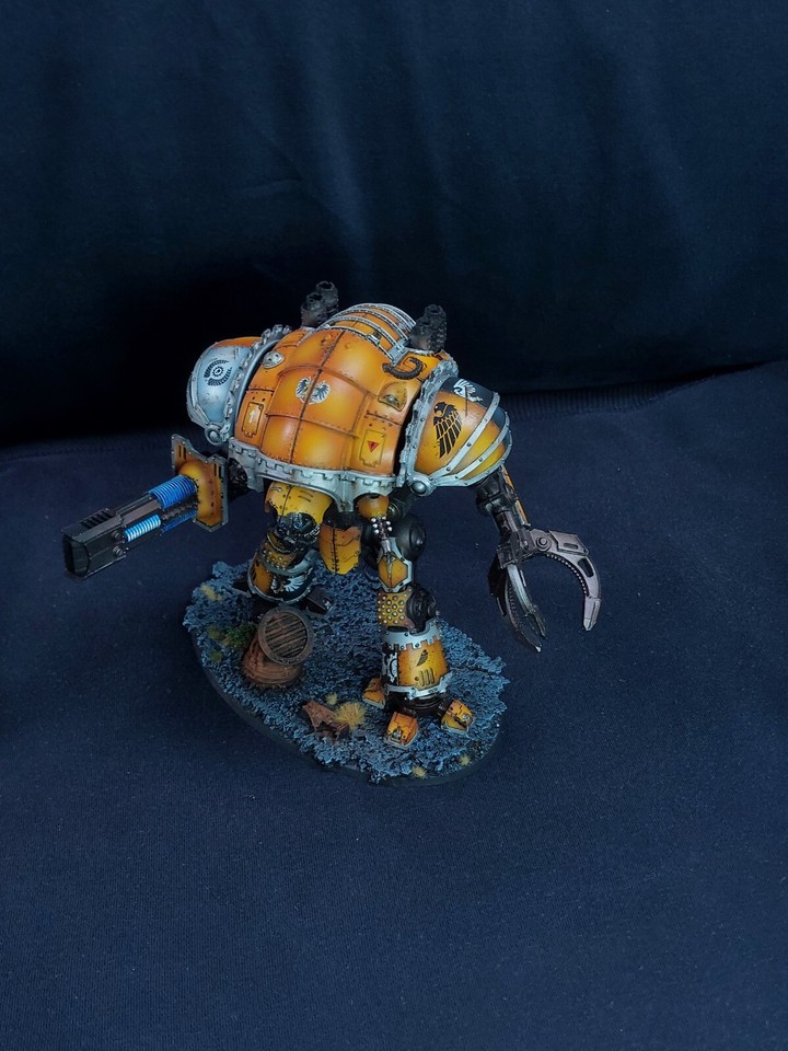 Imperial knights Knight Styrix painted, house hawkshroud. 40k | eBay