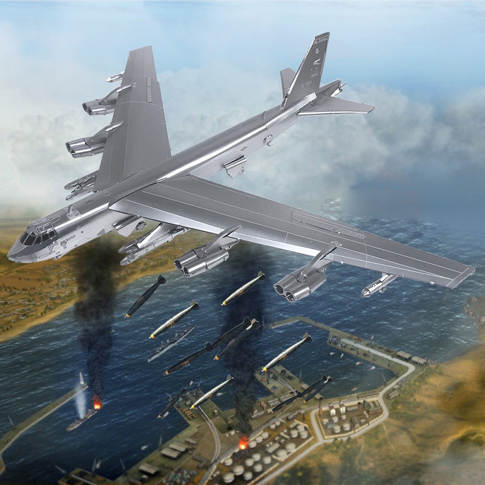 Piececool 3d Model Kits 1:200 Stratofortress Metal Model Puzzles ...