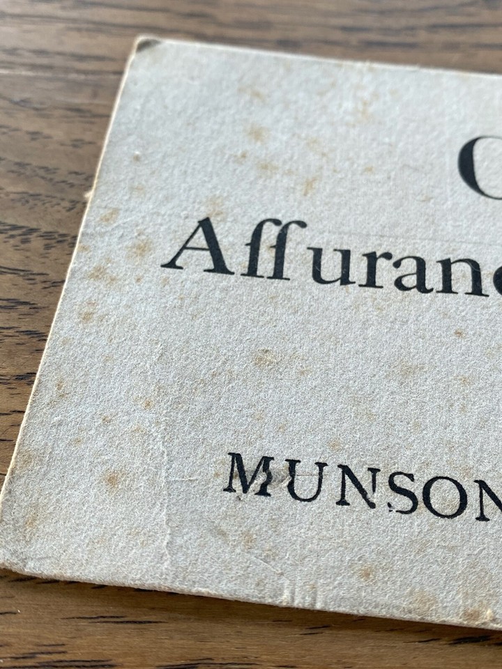 Vintage Insurance Sign Guardian Affiance Company of London Amsterdam NY ...