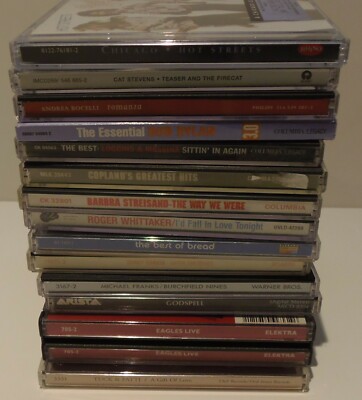 75 CDs U-Pick $1.40 each - ROCK, EASY LISTENING, SOUNDTRACKS, R&B, JAZZ ...