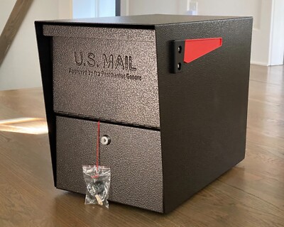 Mail Boss Package Master Locking Post-Mount Mailbox - Bronze (model ...