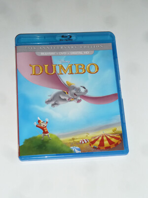 Dumbo Blu-ray 1941 Disney movie elephant 75th Anniversary Edition BLU ...
