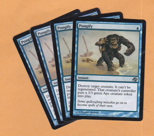 Magic MTG: Planar Chaos: Pongify X 4 | eBay