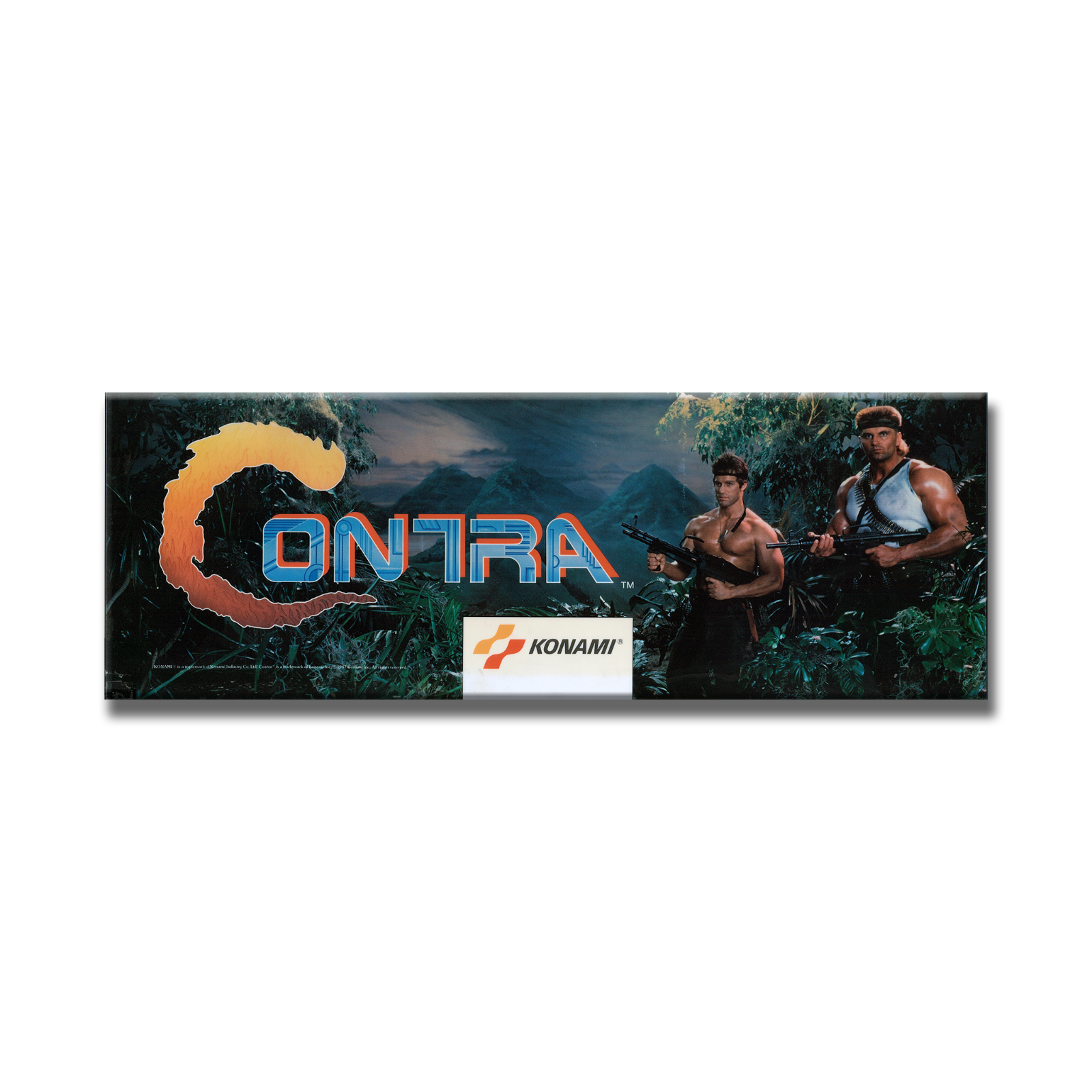Contra Premium Arcade Marquee For Reproduction Header/Backlit Sign | eBay