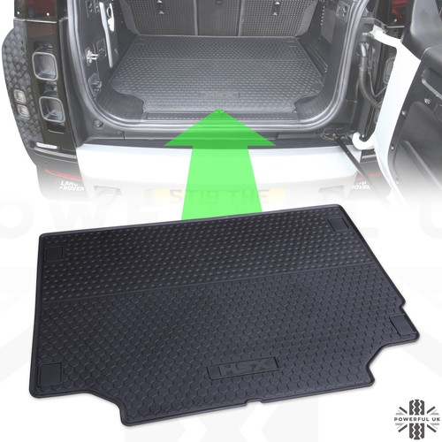 Loadspace boot trunk rear rubber mat for Land Rover New Defender 110 ...