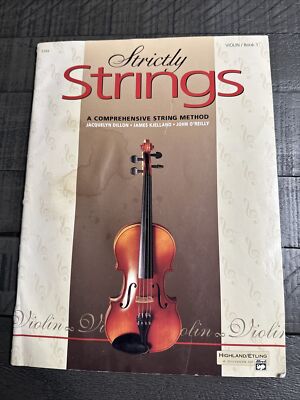 Strictly Strings, A Comprehensive String Method, Violin, Book 1 | eBay