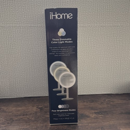 iHome Lux Pro LED Vanity Mirror Light with Bluetooth ICVBT82SN | eBay