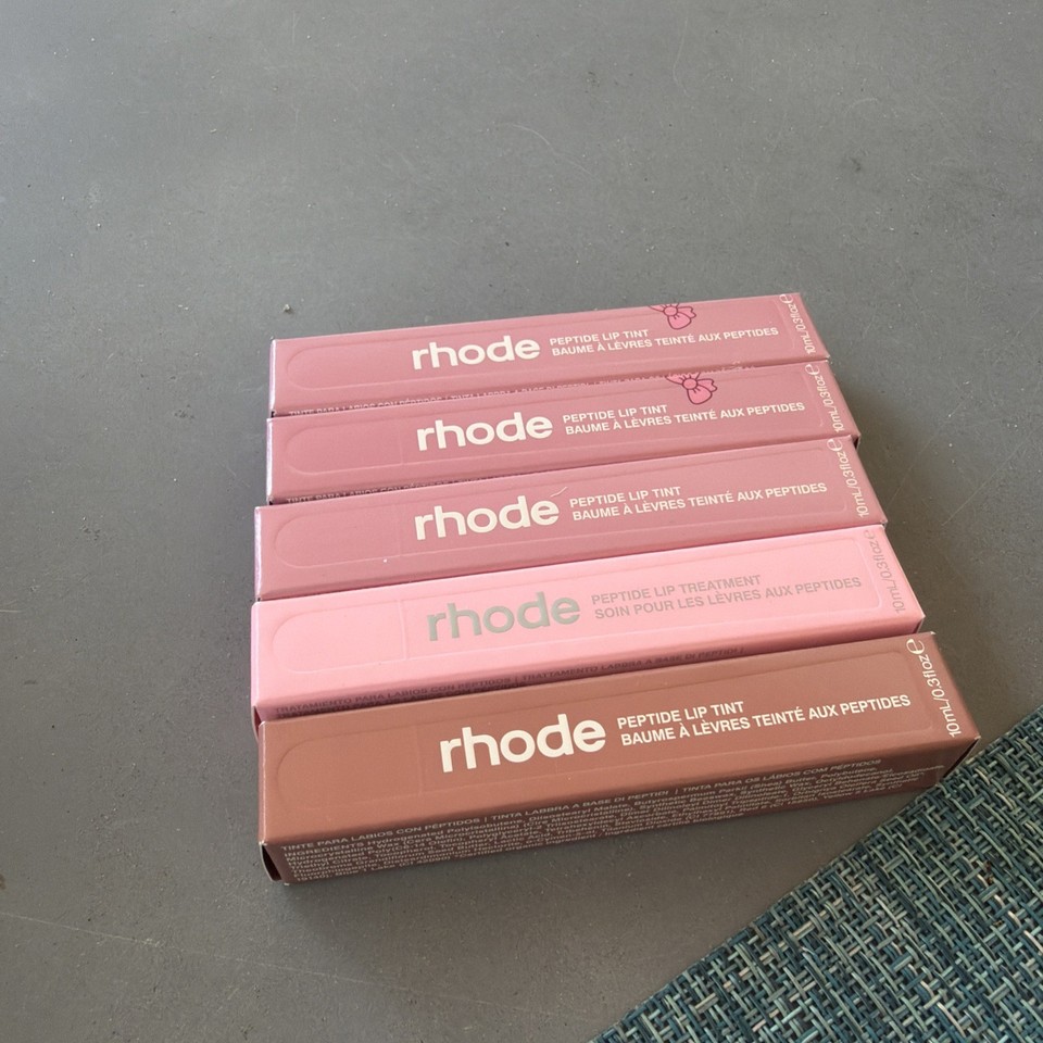 Rhode Limited Edition Scented Peptide Lip Tint Set of 5- Ribbon ...