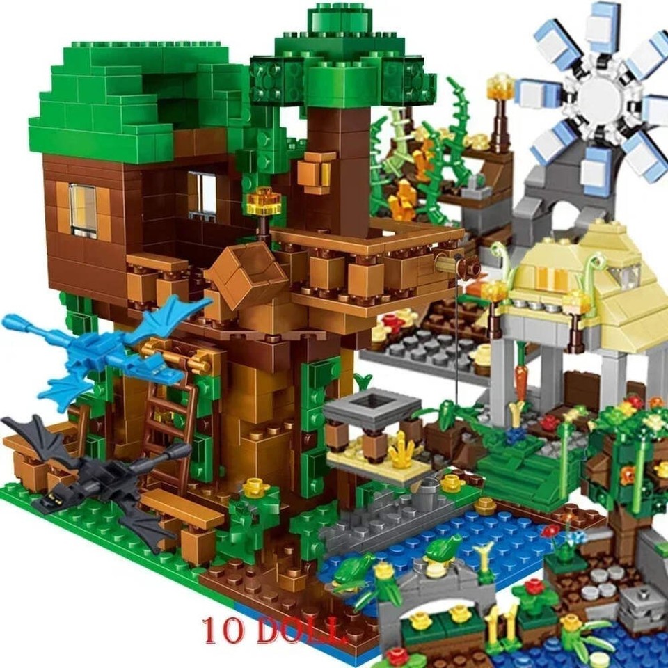Minecraft Building Blocks The Mountain Cave With Elevator Waterfall ...