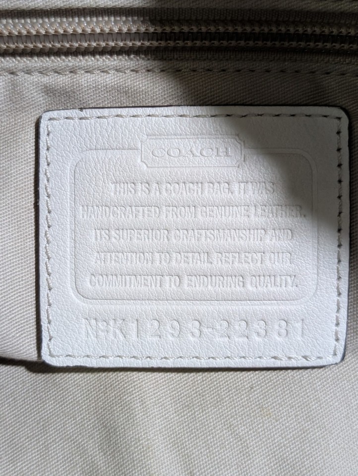 COACH Vintage 22381 Handbag Legacy Leather Courtney Hobo 2WAY Shoulder ...