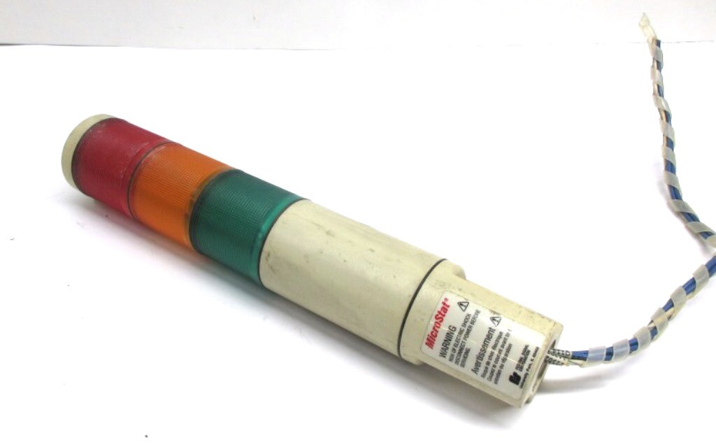 FEDERAL SIGNAL MICROSTAT STACKLIGHT, TOWER LIGHT, MSL3, GREEN, ORANGE ...