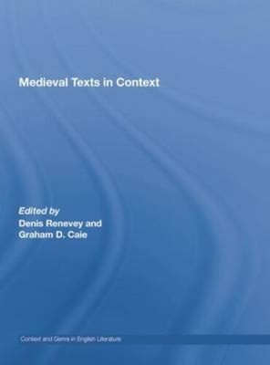 Medieval Texts in Context by Graham D. Caie 9781138868915 | eBay