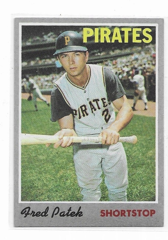 Fred Patek #94 1970 Topps High Grade Full Gray Border (3018) | eBay